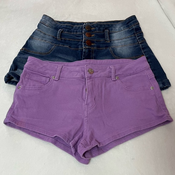 NOBO | Shorts | Nobo Divided Classic Blue Purple Denim Jean Shorts ...